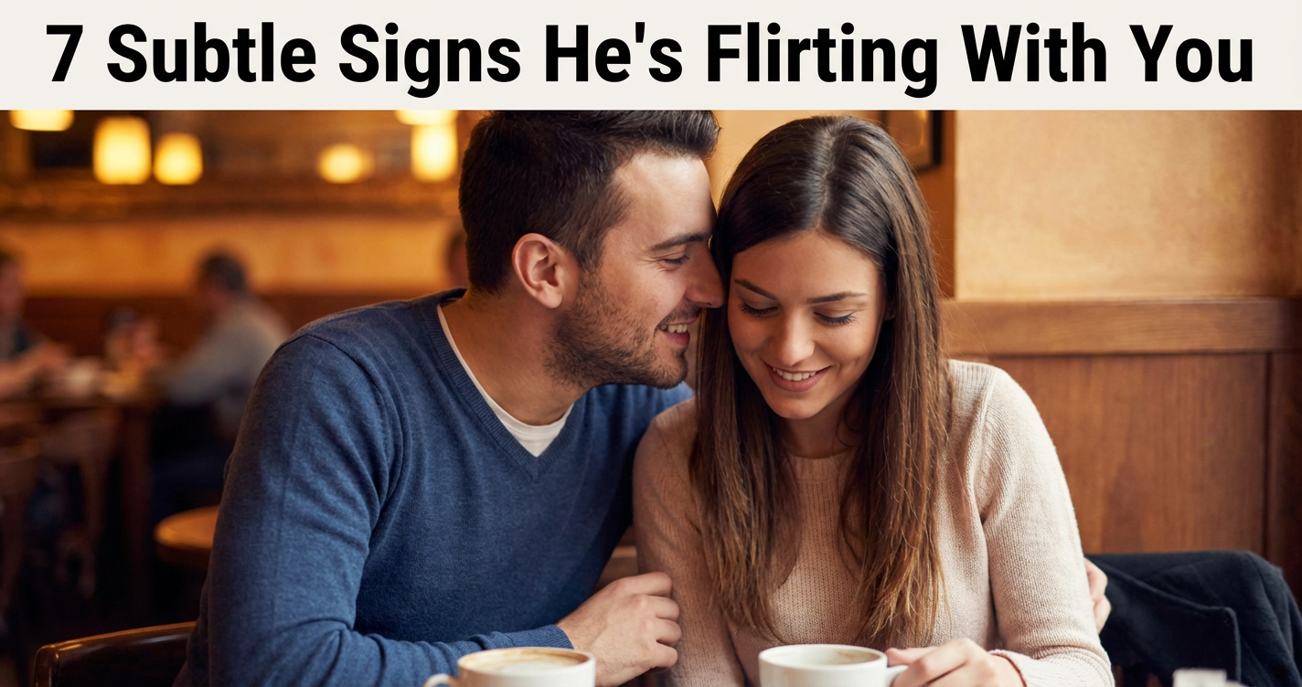 7 Subtle Signs He's Flirting With You - Matthew Coast