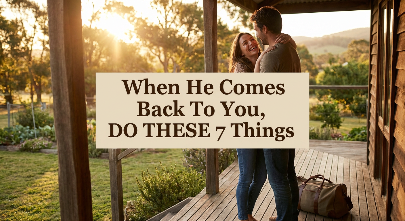 When He Comes Back To You, DO THESE 7 Things - Matthew Coast